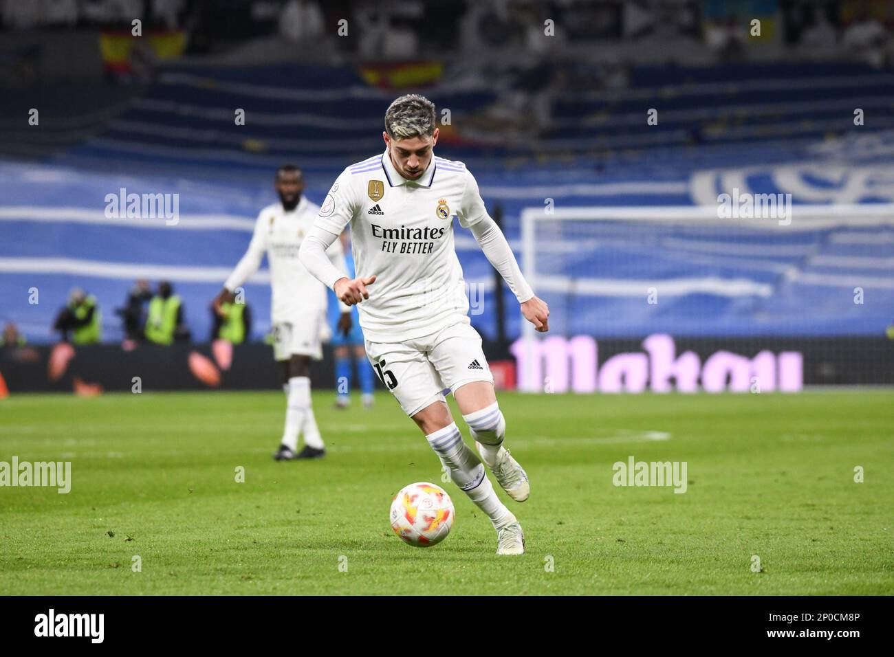 MADRID, SPAIN - MARCH 2: Player of Real Madrid CF Federico Valverde ...