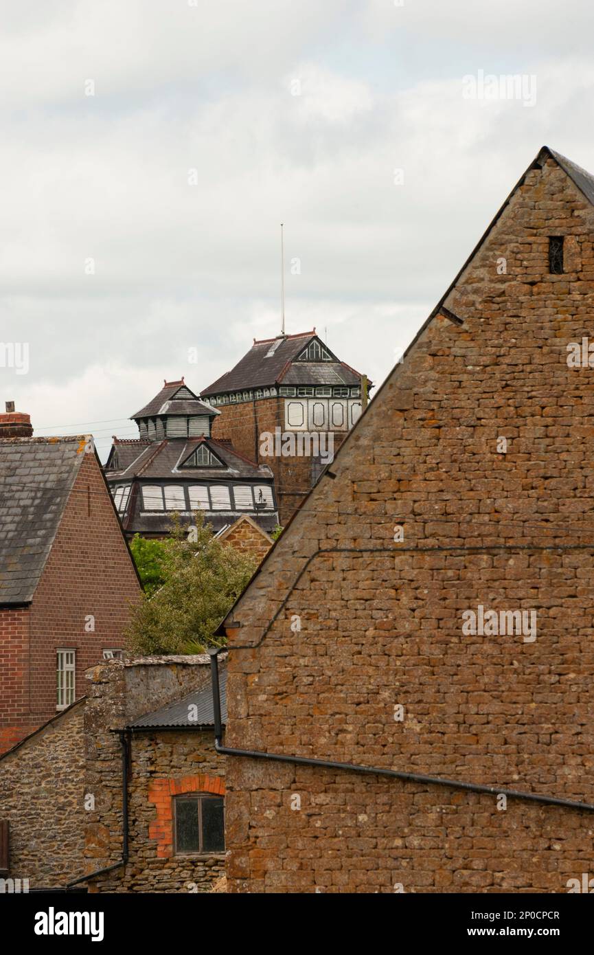 A traditional Victorian tower brewery, the Hook Norton Brewery still ...