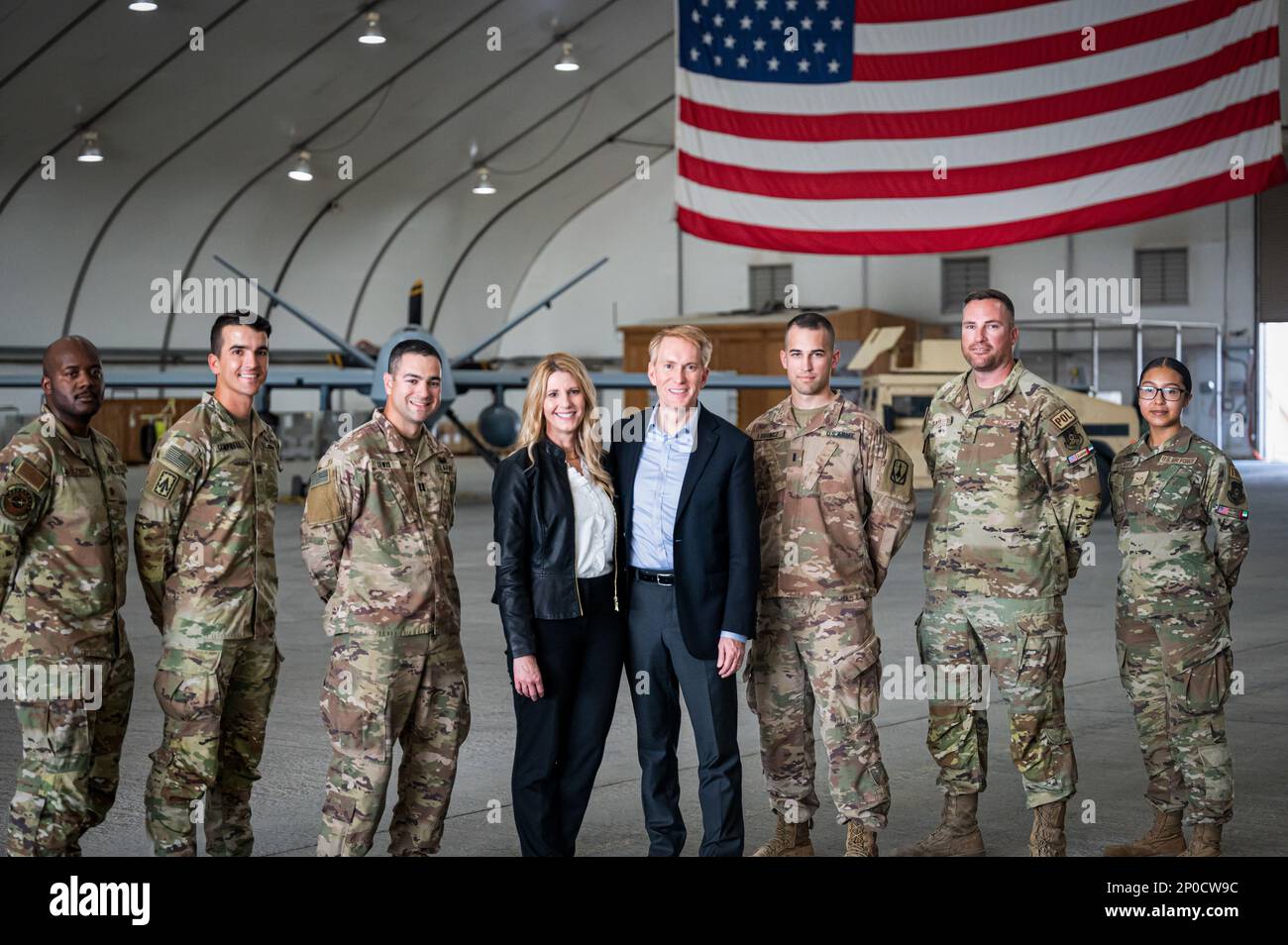 U.S. Sen. James Lankford of Oklahoma poses with his wife, Cindy ...