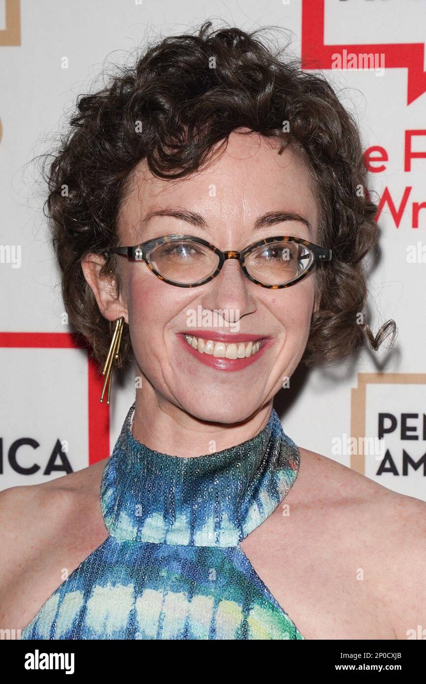 New York, NY, USA. 2nd Mar, 2023. Eve Fairbanks at arrivals for PEN ...