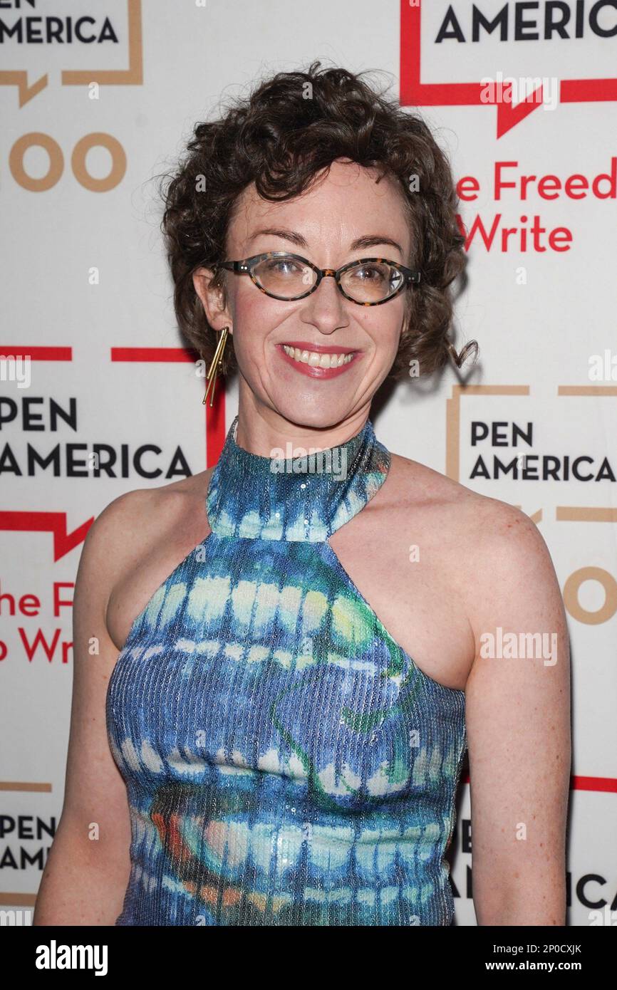 New York, NY, USA. 2nd Mar, 2023. Eve Fairbanks at arrivals for PEN ...