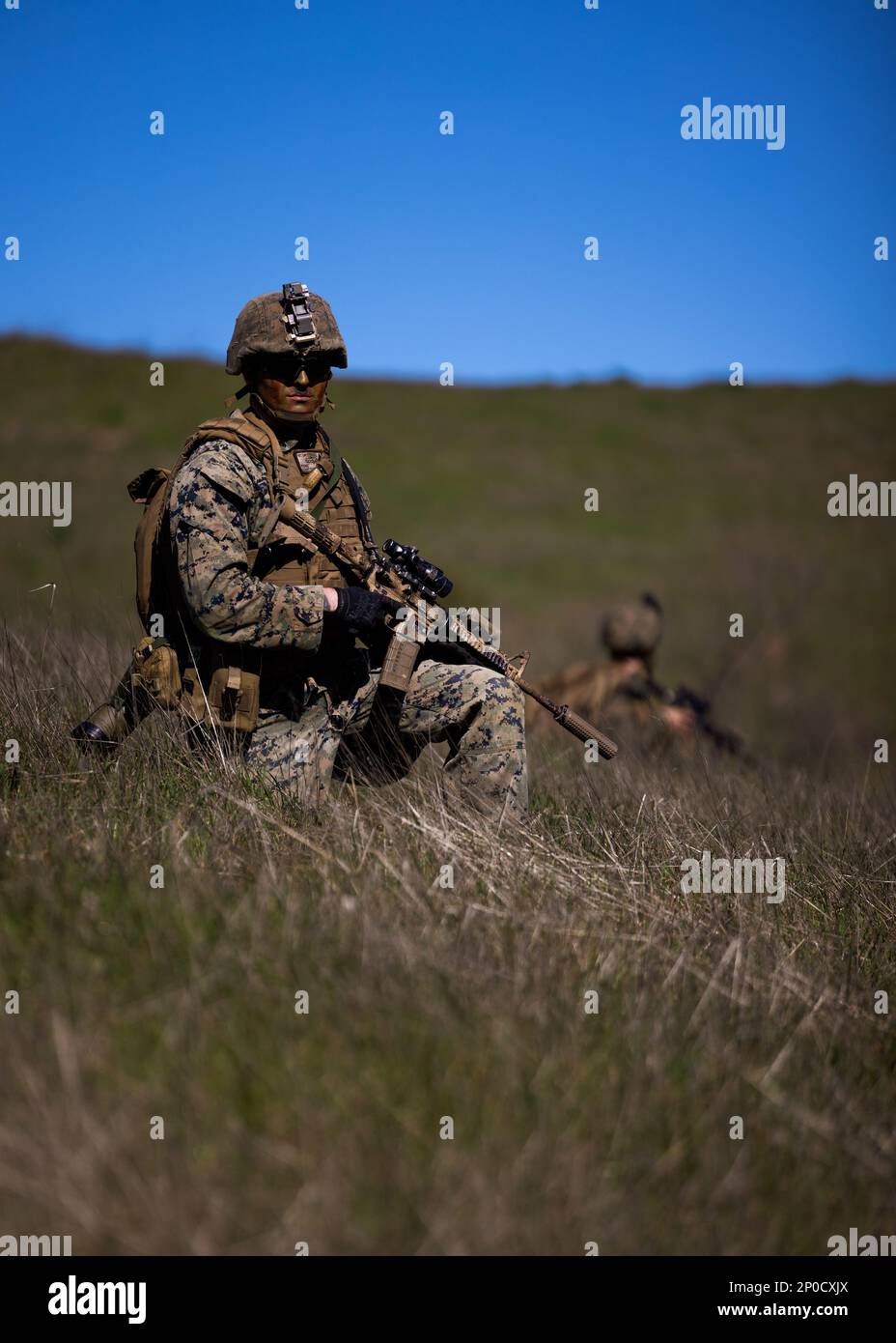 U.S. Marine Cpl. Derek Robertson, an anti-tank missileman with Bravo ...