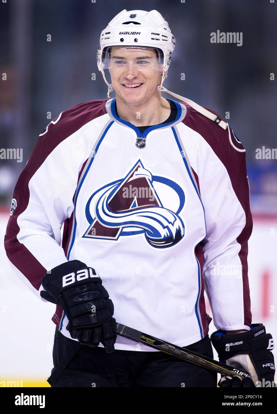 NHL profile photo on Colorado Avalanche's Joe Colborne at a game ...