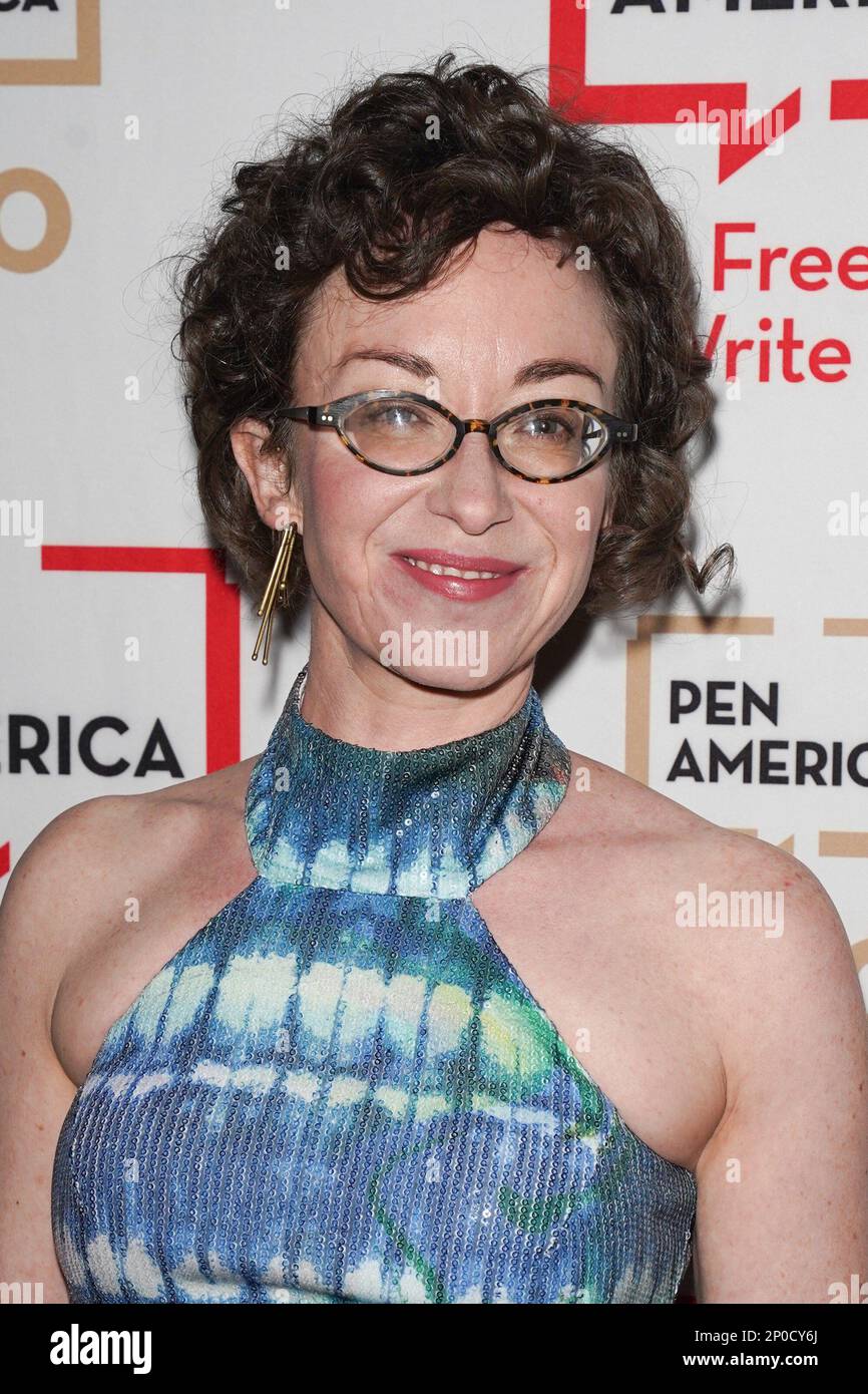 New York, NY, USA. 2nd Mar, 2023. Eve Fairbanks at arrivals for PEN ...