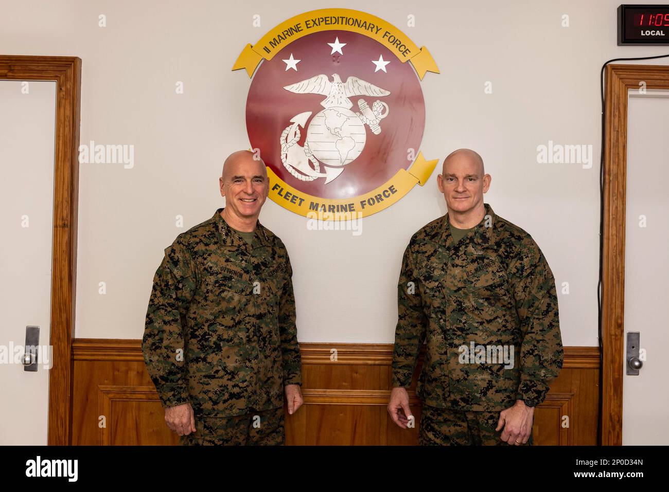 U.S. Marine Corps Lt. Gen. David A. Ottignon, Commanding General of II ...