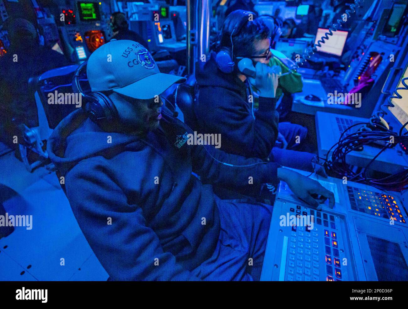 230123-N-NY362-1023 PHILIPPINE SEA (Jan. 23, 2023) Fire Controlman ...