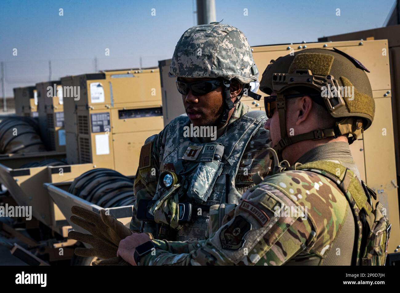 U.S. Air Force Captain TJ Person, 380th Expeditionary Communications ...