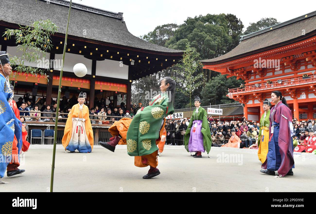 Members of the Kemarii Preservation Society participante in the year's ...