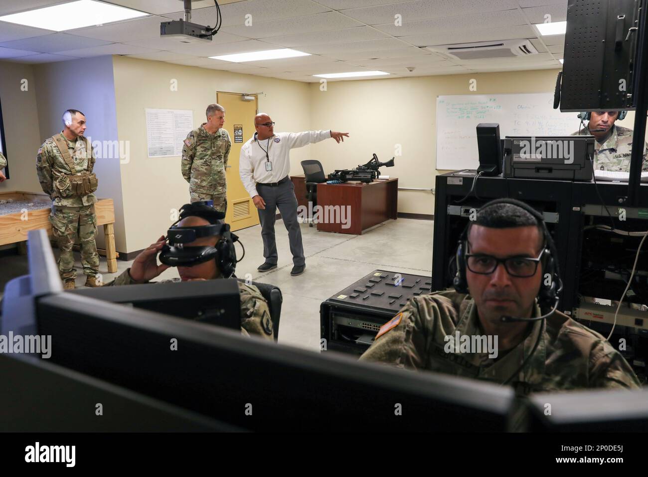 Army Gen. Daniel Hokanson, chief of the National Guard Bureau, visits ...