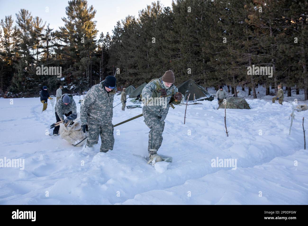 From the right, Maine Air National Guard Tech. Sgt. Hudson Stanley ...