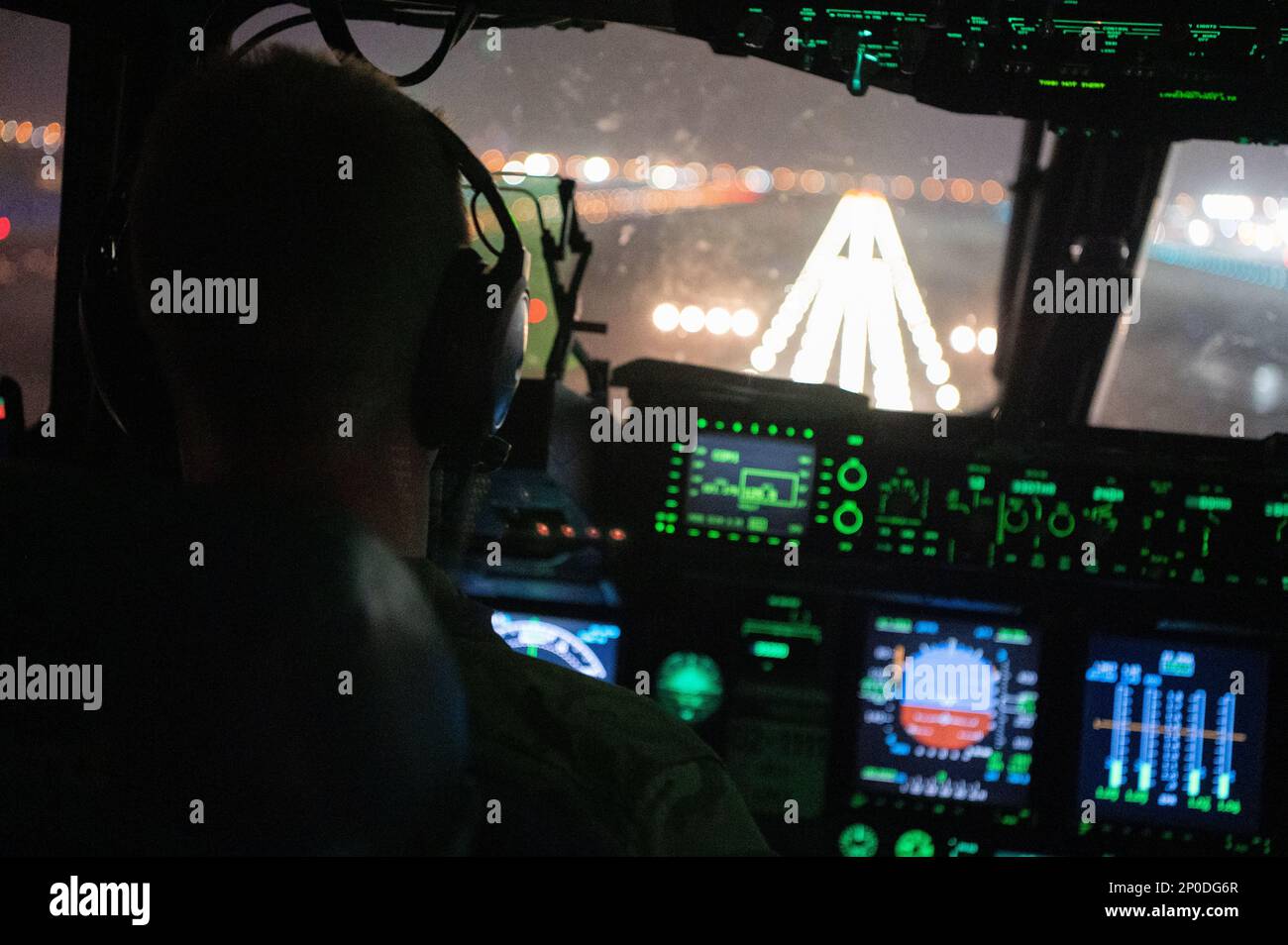 U.S. Air Force Capt. Dane Butler, 8th Expeditionary Airlift Squadron C ...