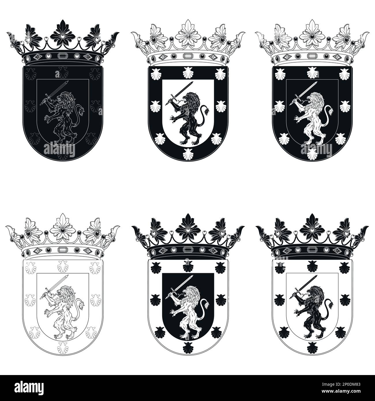 Vector design of the Coat of Arms of the capital city of Santiago Chile ...