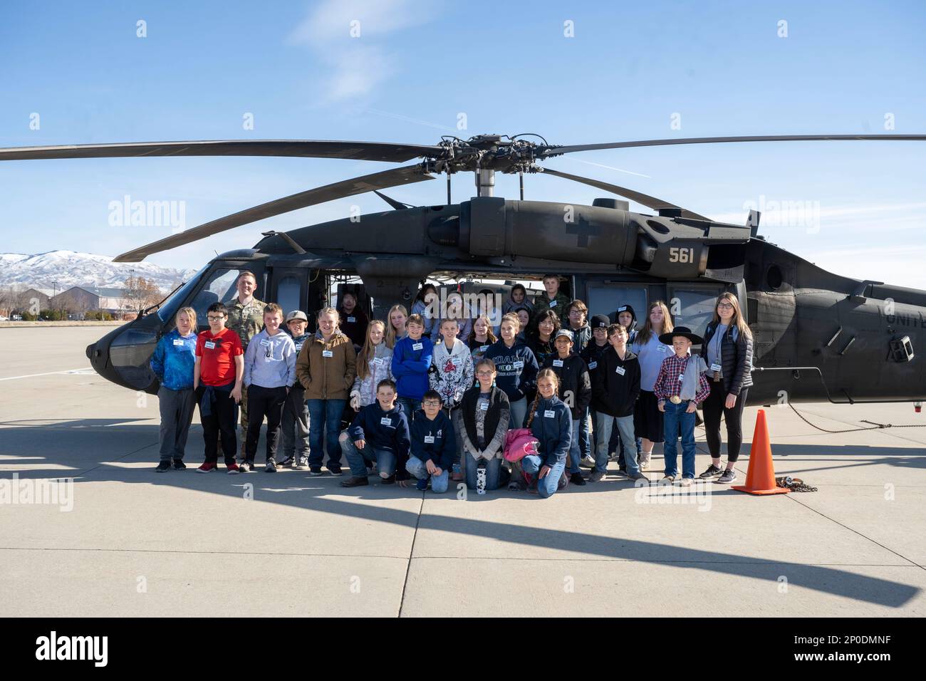 Students with DoD STARBASE Idaho tour the 1st of the 183rd Aviation ...