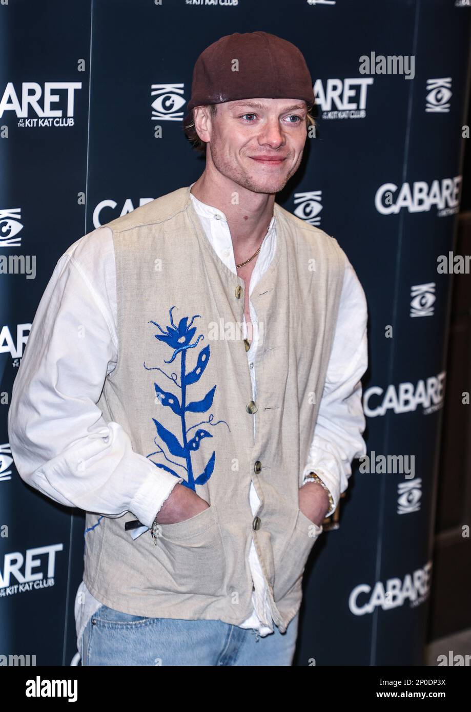 Tom Rhys Harries seen attending a gala night for "Cabaret at the Kit ...