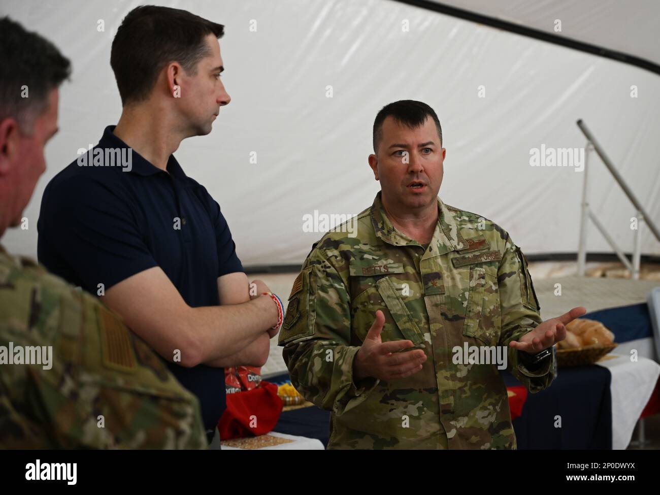 U.S. Air Force Brig. Gen. William Betts, 378th Air Expeditionary Wing ...