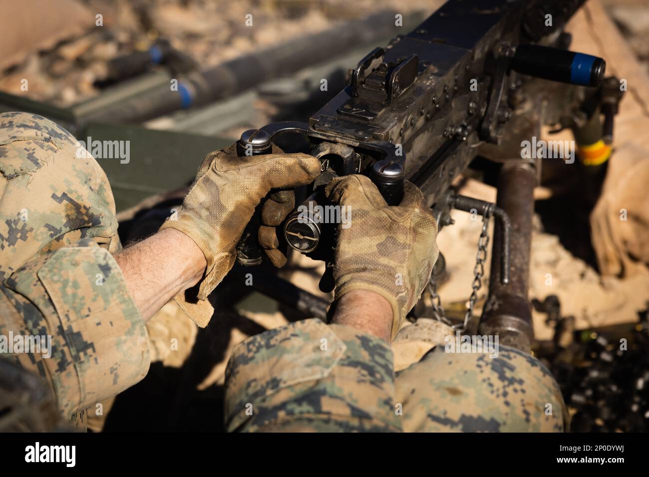 U.S. Marine Corps Cpl. Elijah Simpson, an anti-tank missileman with 3d ...