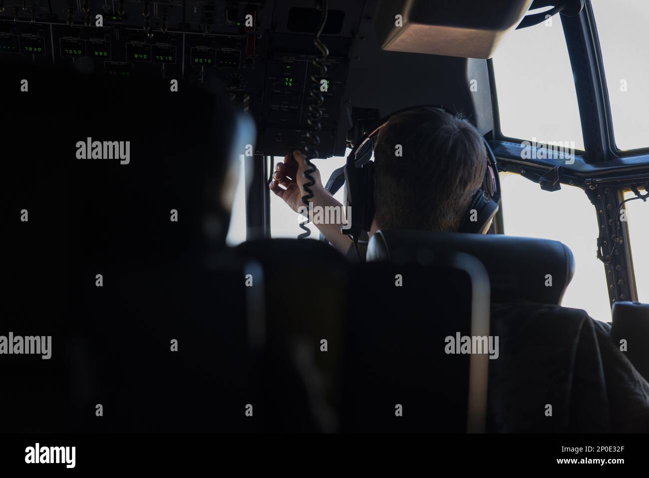U.S. Air Force 1st Lt. Ethan Reed, 37th Airlift Squadron copilot ...