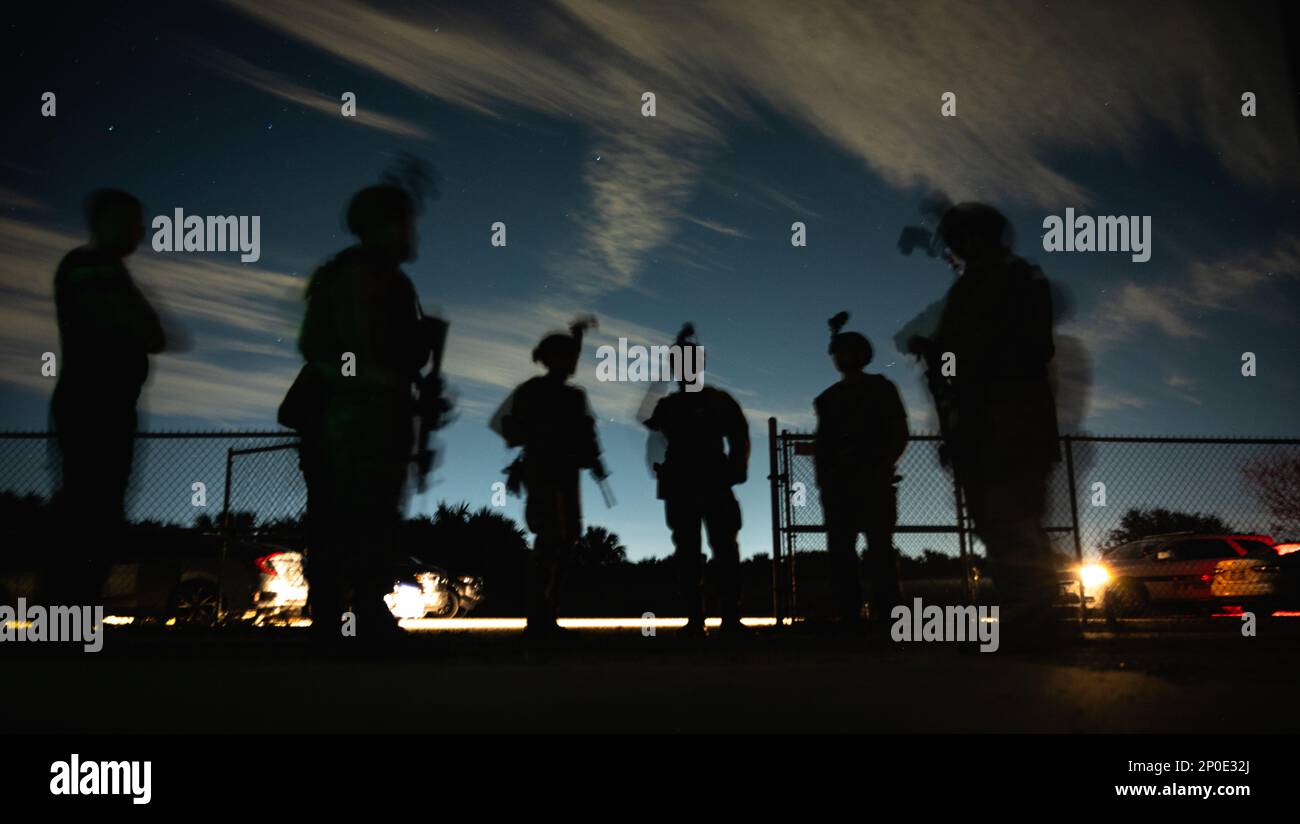 Defenders assigned to the 6th Security Forces Squadron emergency ...