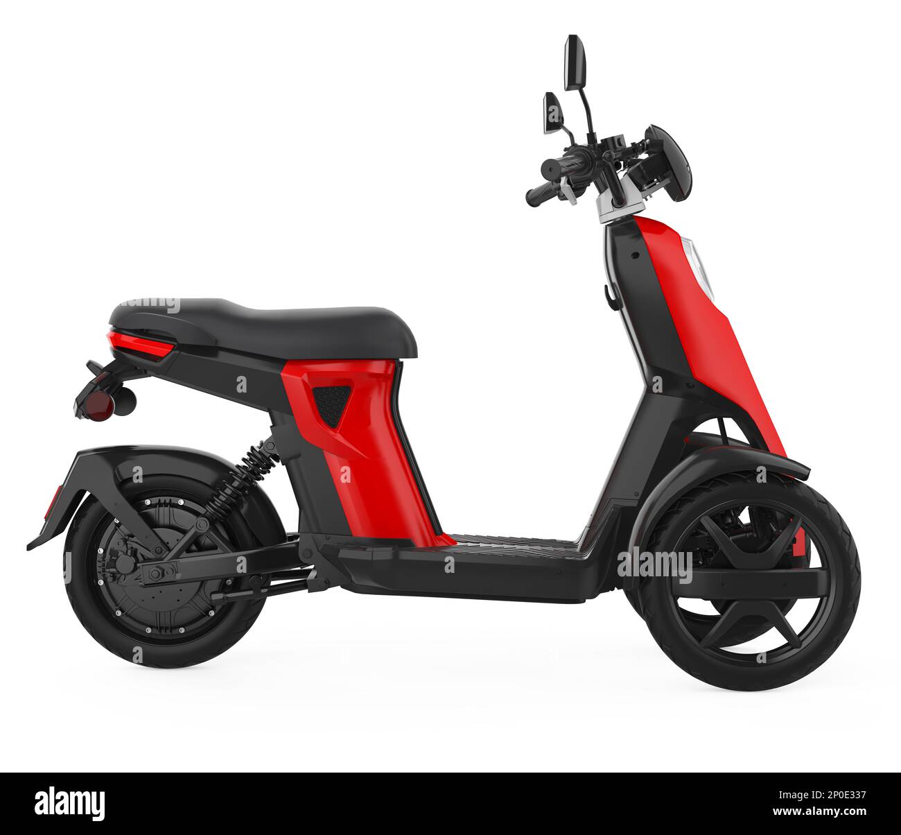 Scooter Motorcycle Isolated Stock Photo - Alamy