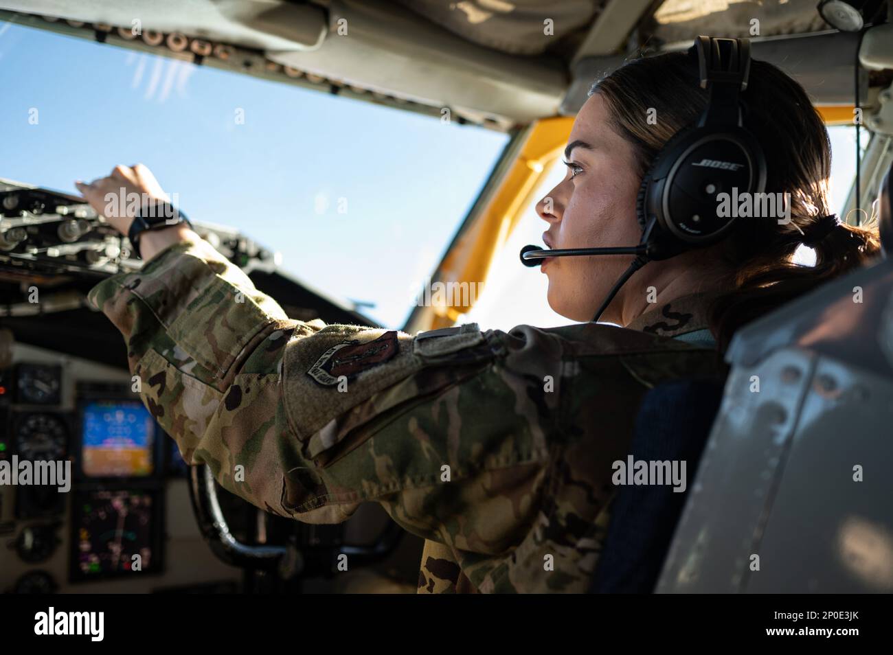 U.S. Air Force Capt. Sydney Hultz, 91st Expeditionary Air Refueling ...