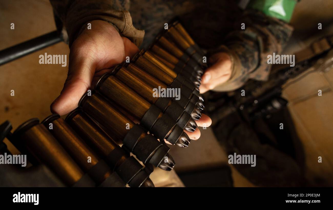 U.S. Marine Corps Lance Cpl. Jordon Wright, a mortarman with 1st ...