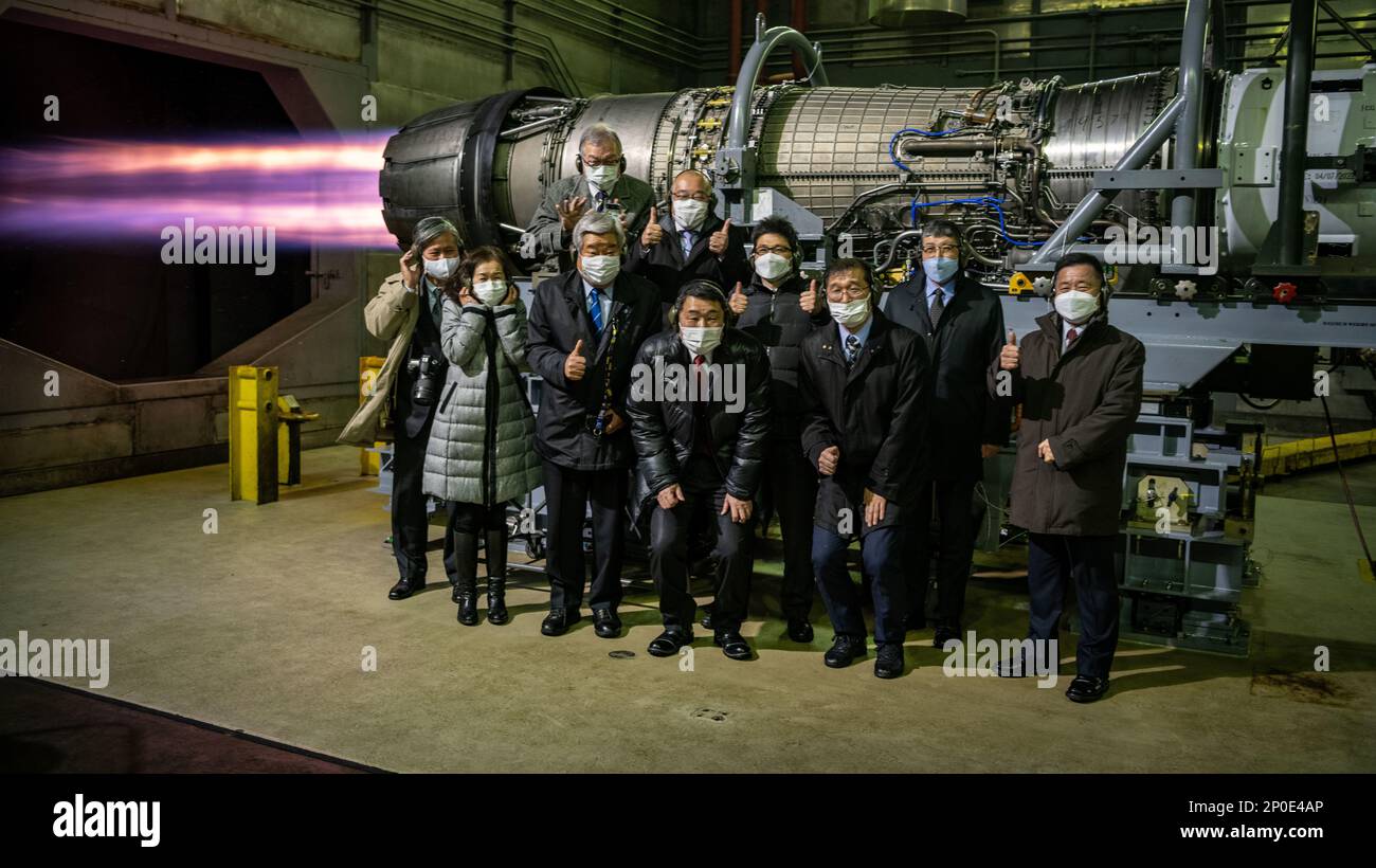 A group of attendees with the Japan-American Air Force Goodwill ...