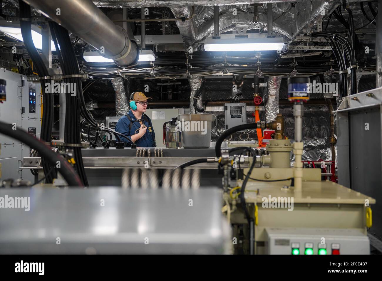 SINGAPORE (Feb. 1, 2023) Engineman 2nd Class Adrian Belt, from Spokane ...