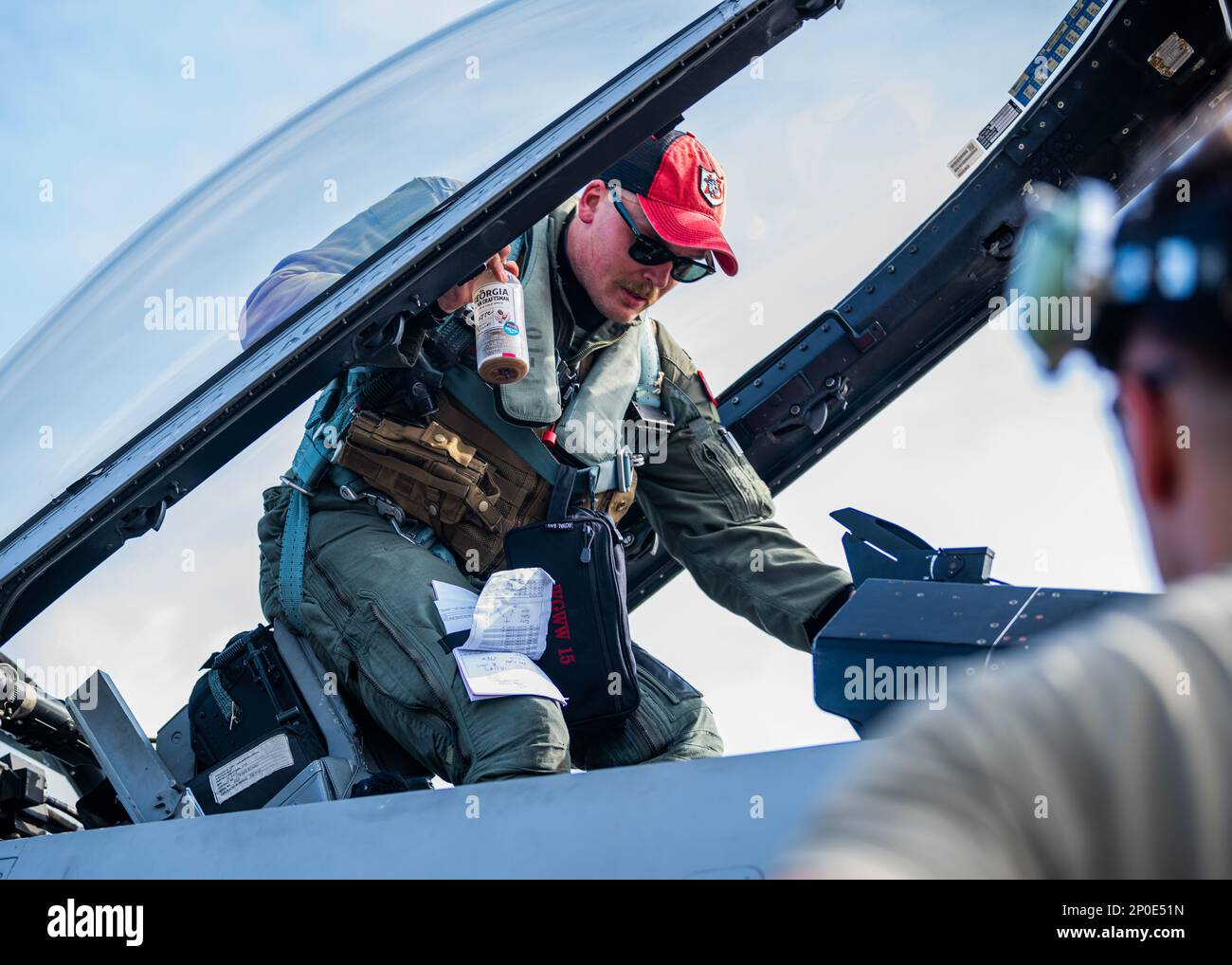 U.S. Air Force 1st Lt. Matthew “Shoots” Oliver, 13th Fighter Squadron ...