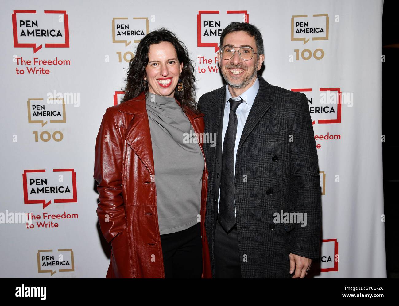 Anna Kushner, left, and Caith Kushner attend the PEN America Literary ...