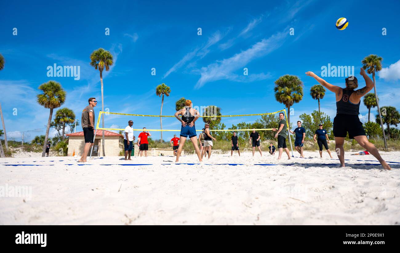 U.S. Airmen assigned to the 6th Air Refueling Wing participate in a ...