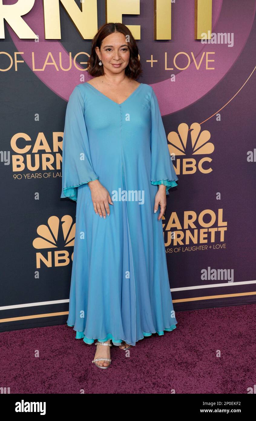 Maya Rudolph poses before the filming of the NBC television special ...