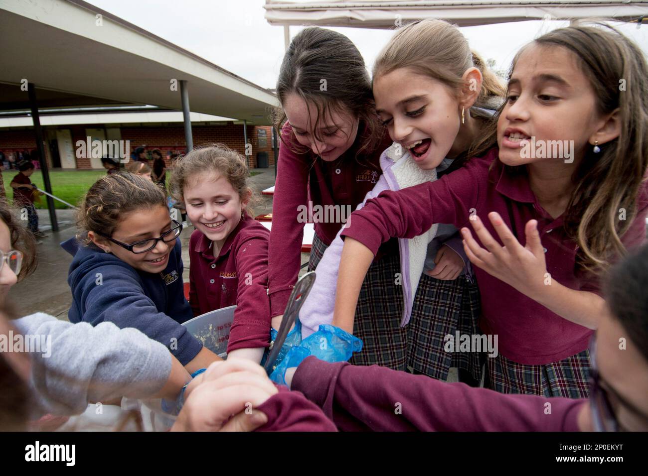 In this Dec. 23, 2016 photo, Hebrew Academy students Daniella Brilliant ...