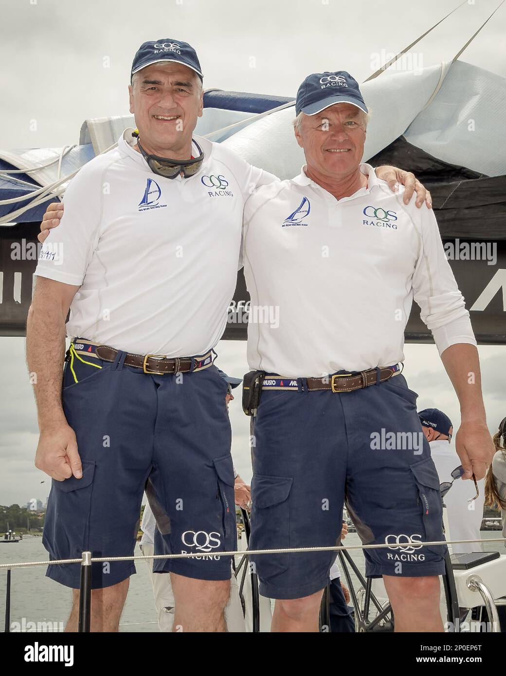 December 22, 2016: Sir Michael Hintze (L) and Skipper Ludde Ingvall ...