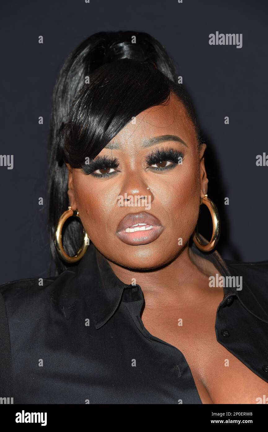 Hollywood, CA on March 2, 2023. Tamika Scott arriving to Bravo’s ‘SWV ...