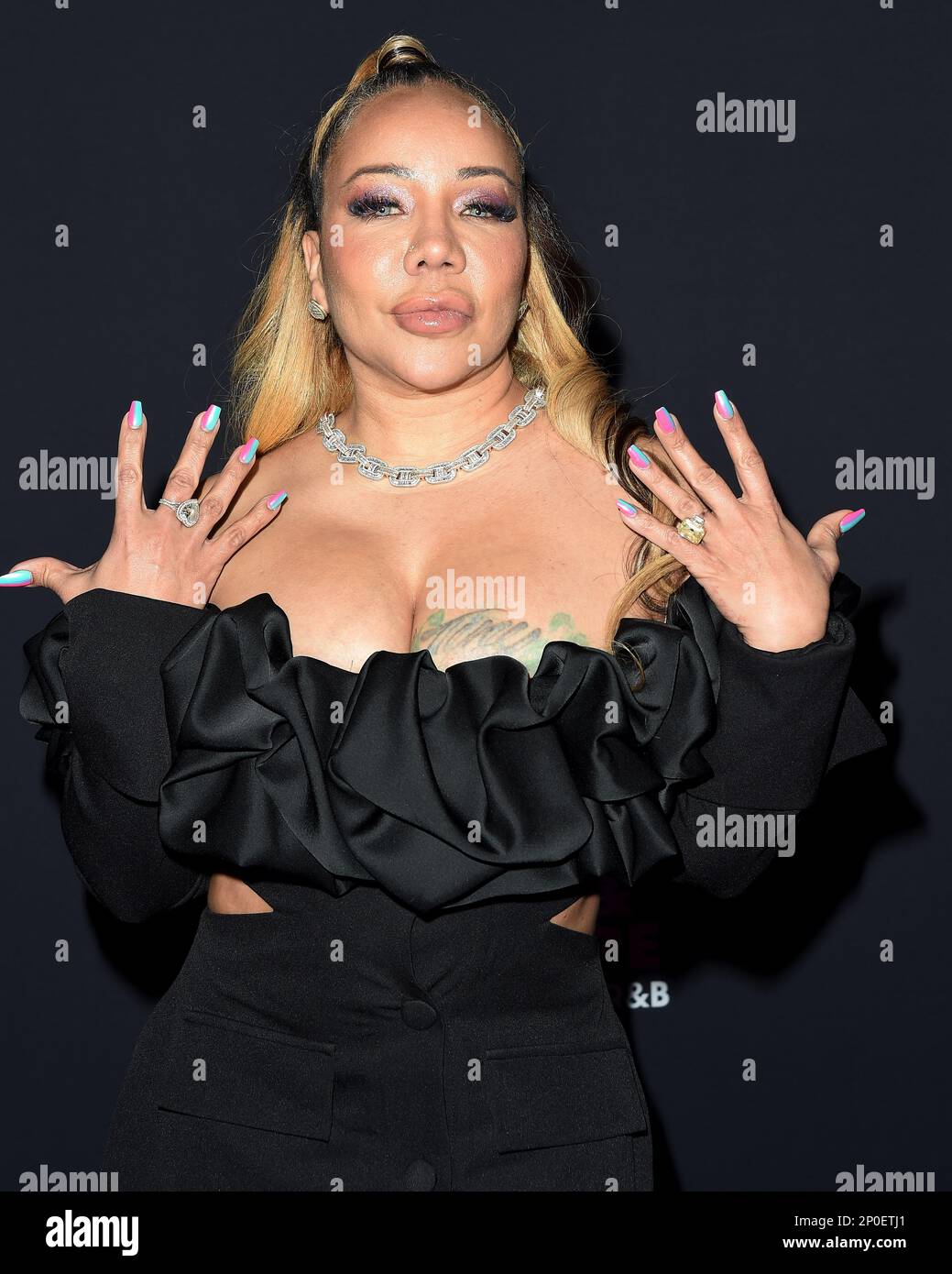 Hollywood, CA on March 2, 2023. Tameka 'Tiny' Harris arriving to Bravo’s ‘SWV & Xscape: The ...