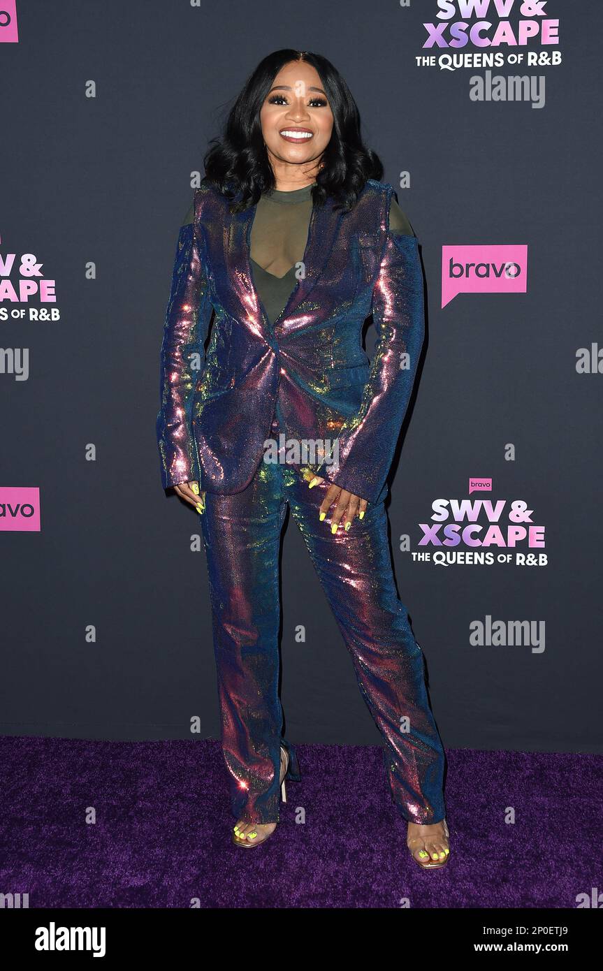 Hollywood, CA on March 2, 2023. Leanne 'Lelee' Lyons arriving to Bravo’s ‘SWV & Xscape: The ...