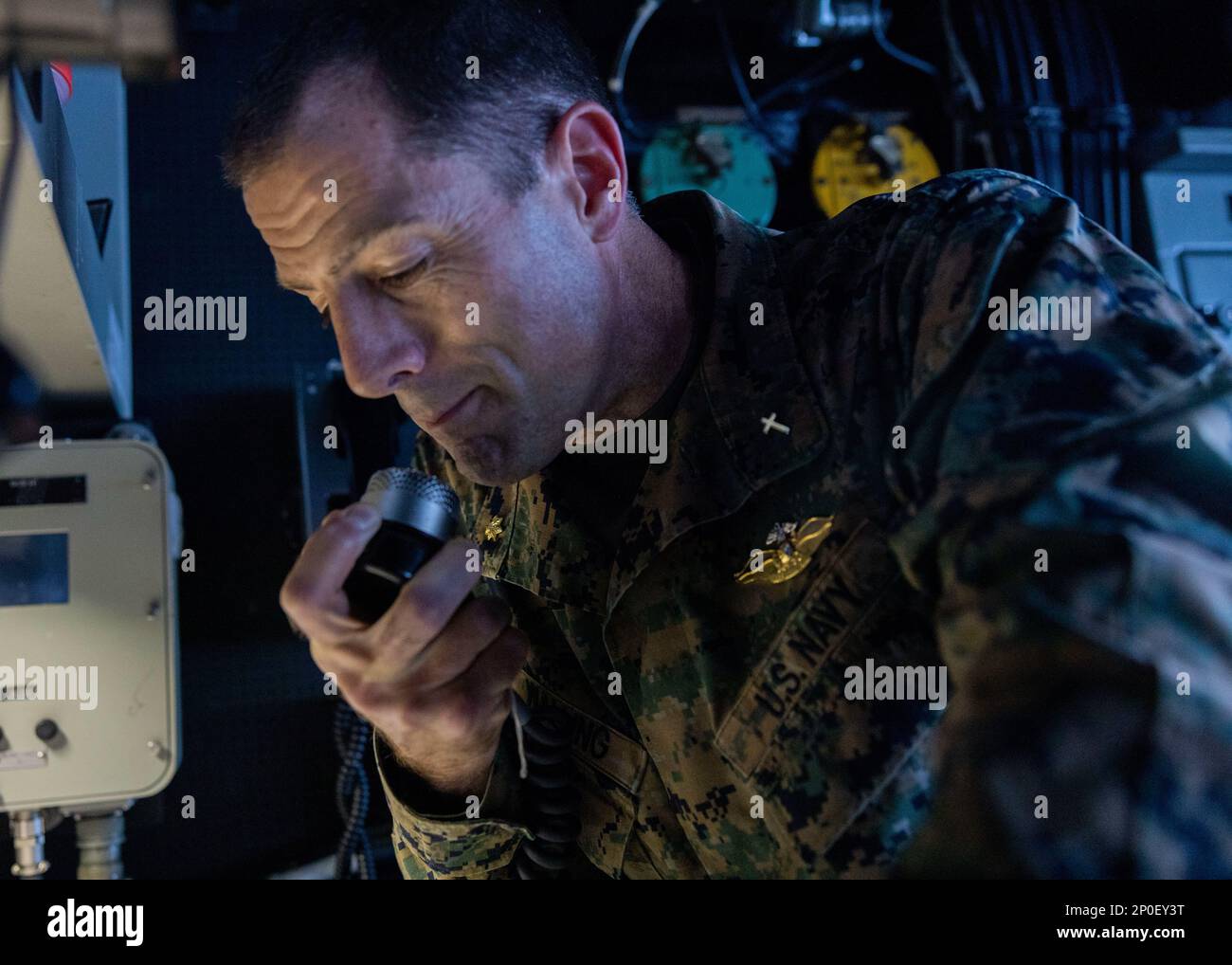 SOUTH CHINA SEA (Jan. 7, 2023) – U.S. Navy Lt. Cmdr. Aaron Walling ...