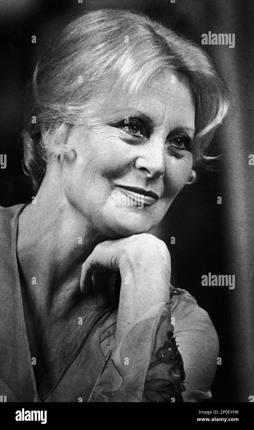 FILE - In this Jan. 1982 file photo, French actress Michele Morgan as ...