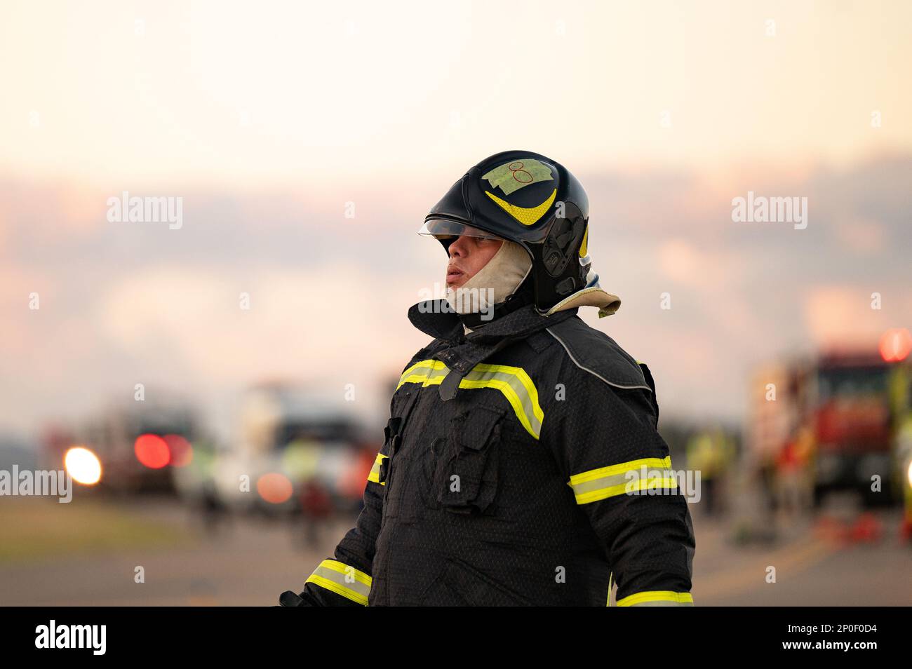 The 612th Air Base Squadron Fire Department teams up with the Palmerola ...