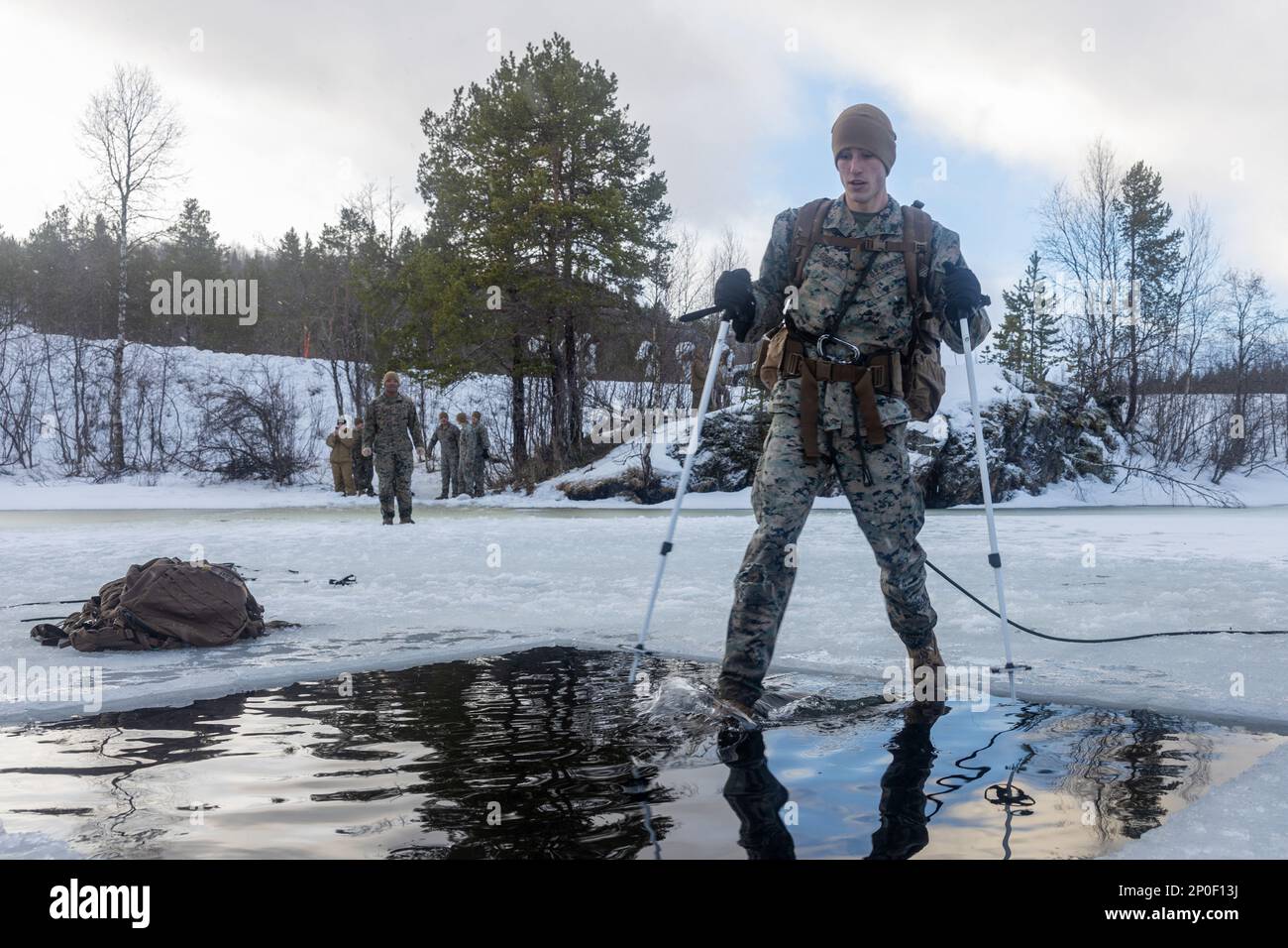 U.S. Marine Corps Sgt. Brett Goodson, a data systems administrator with ...