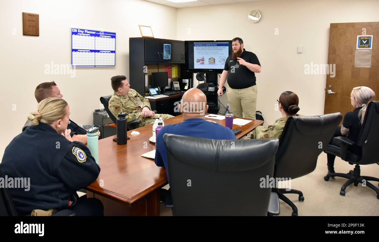Personnel from several Arnold Air Force Base organizations attend an ...