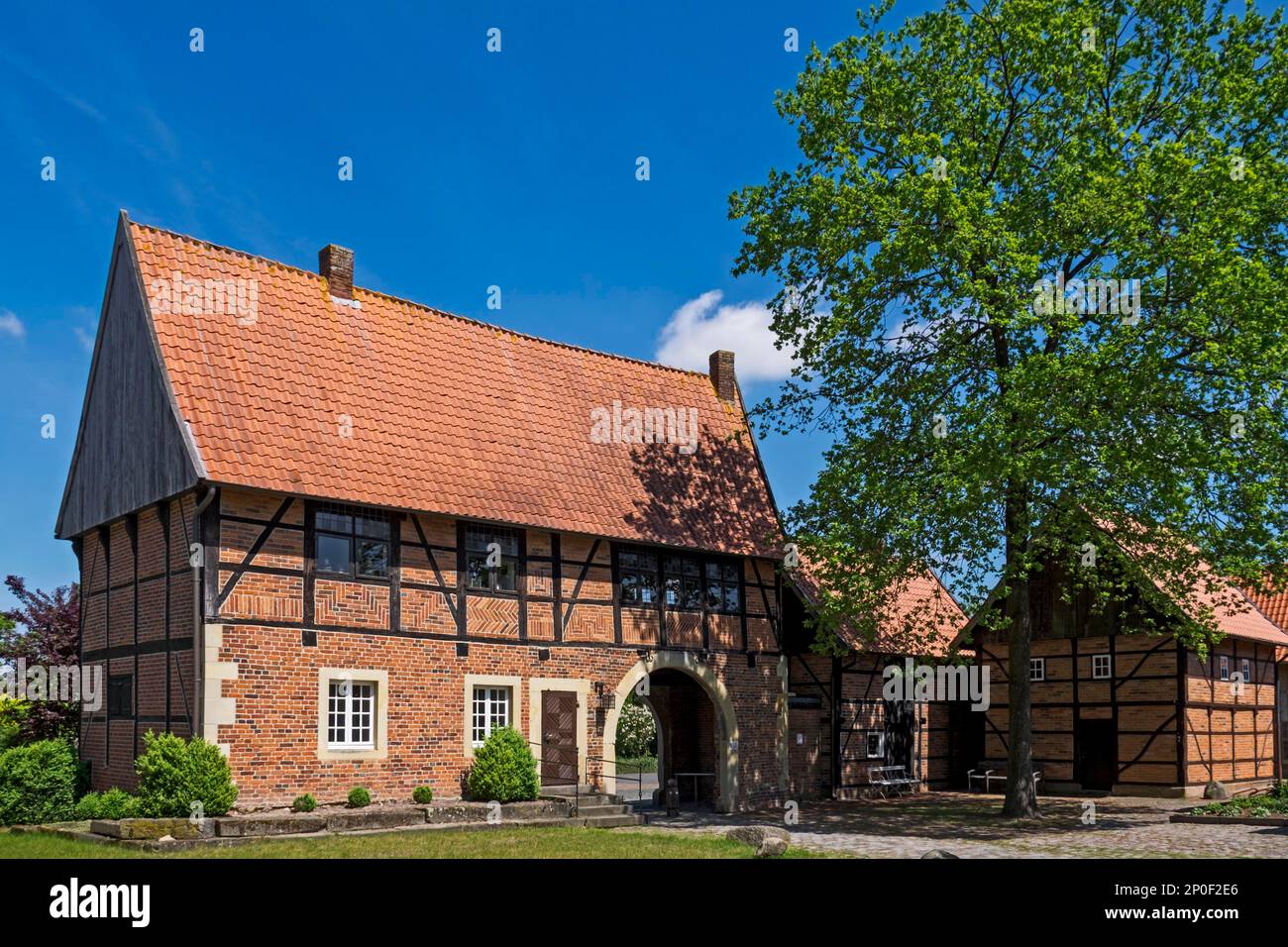 Hun Gate, the former gatehouse to Asbeck Abbey, Legden, Asbeck ...
