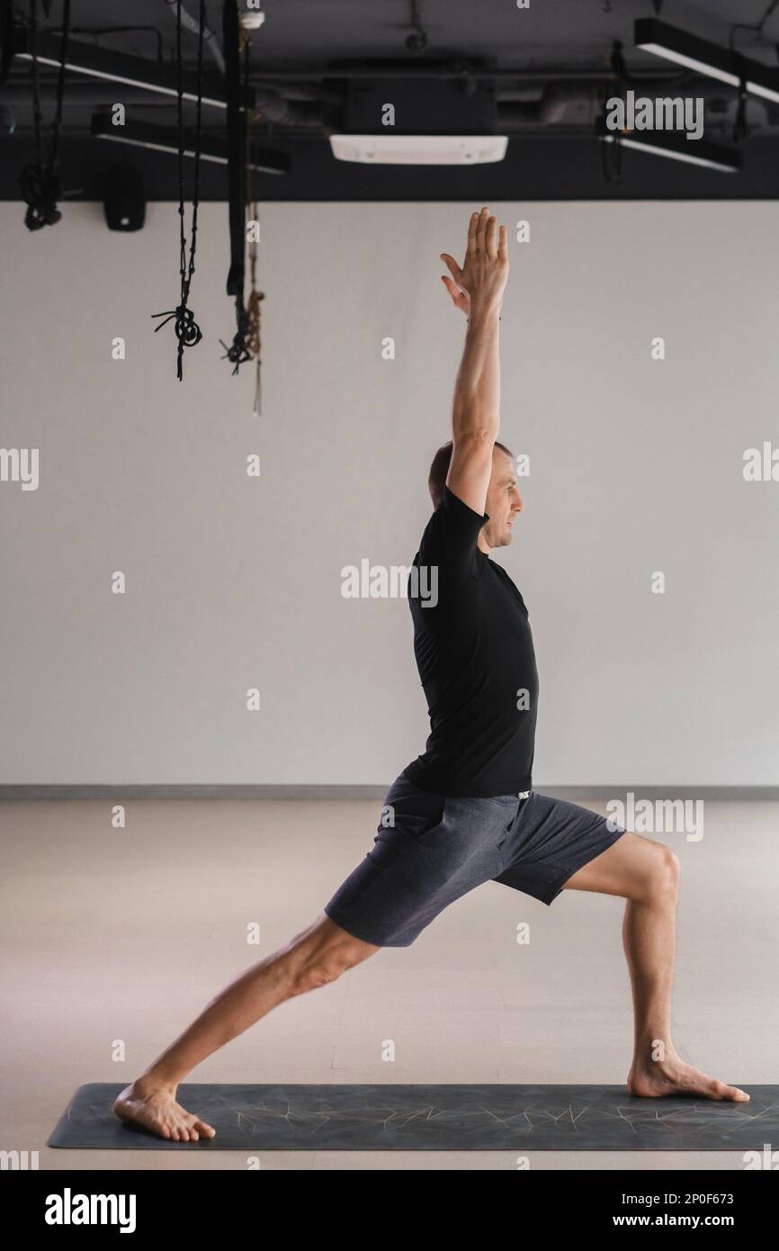 Strong handsome man spiritual hi-res stock photography and images - Alamy