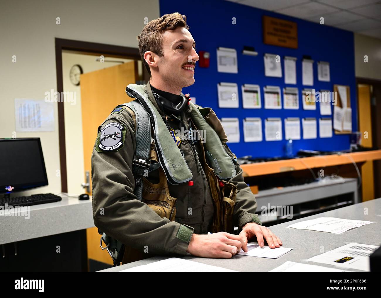 Capt. Kevin “Shredder” Fanter, 35th Fighter Squadron pilot and chief of ...