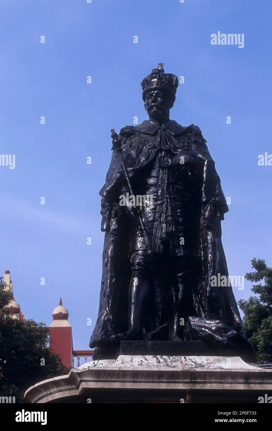 George 5 Statue in george town, Chennai. INdia, India Stock Photo - Alamy