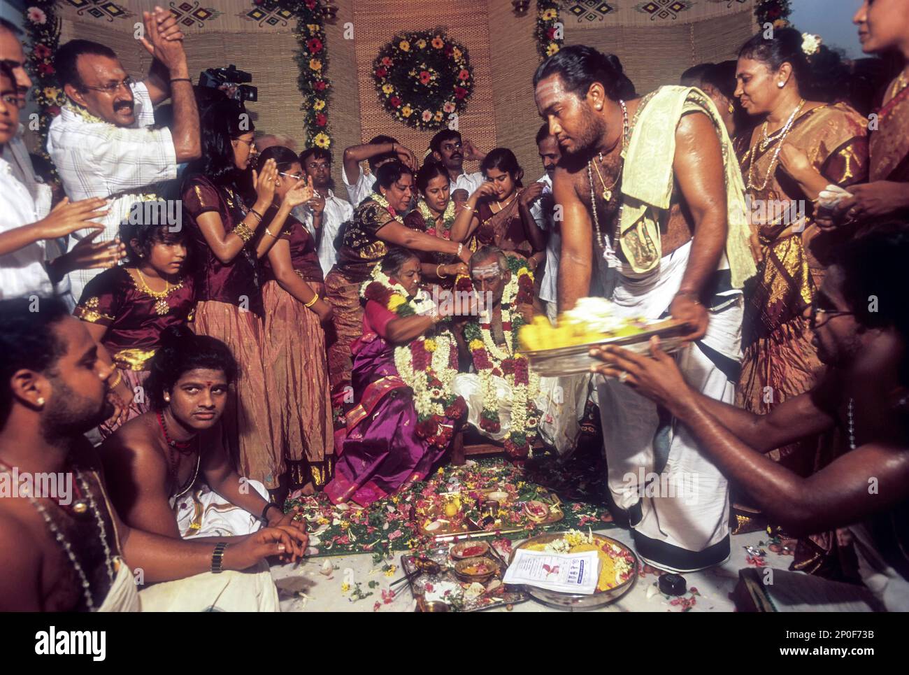 Sathabhishekam; celebration of a Nagarathar; Nattukottai Chettiar's ...