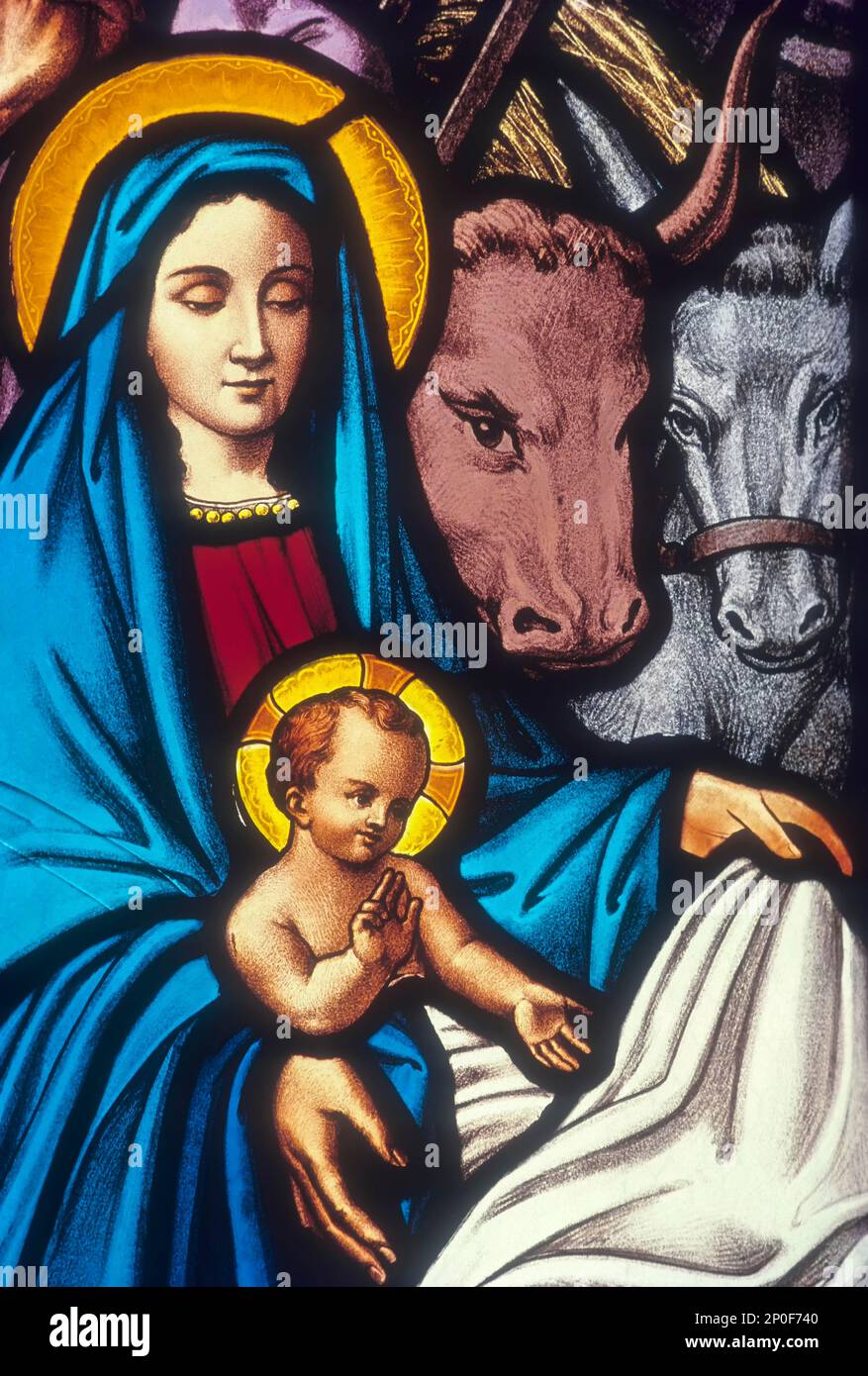 Stained Glass window in All Saints church at coonoor, Nilgiris, Tamil ...