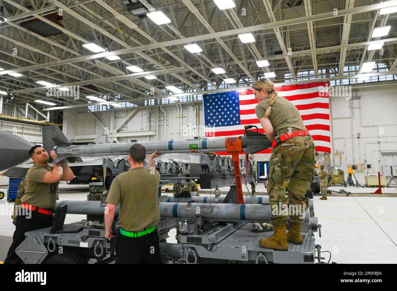 Jan 20, 2023, load crews form the 477th Aircraft Maintenance Squadron ...