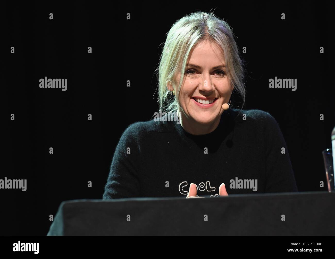 02 March 2023, North Rhine-Westphalia, K·ln: British author Jojo Moyes ...