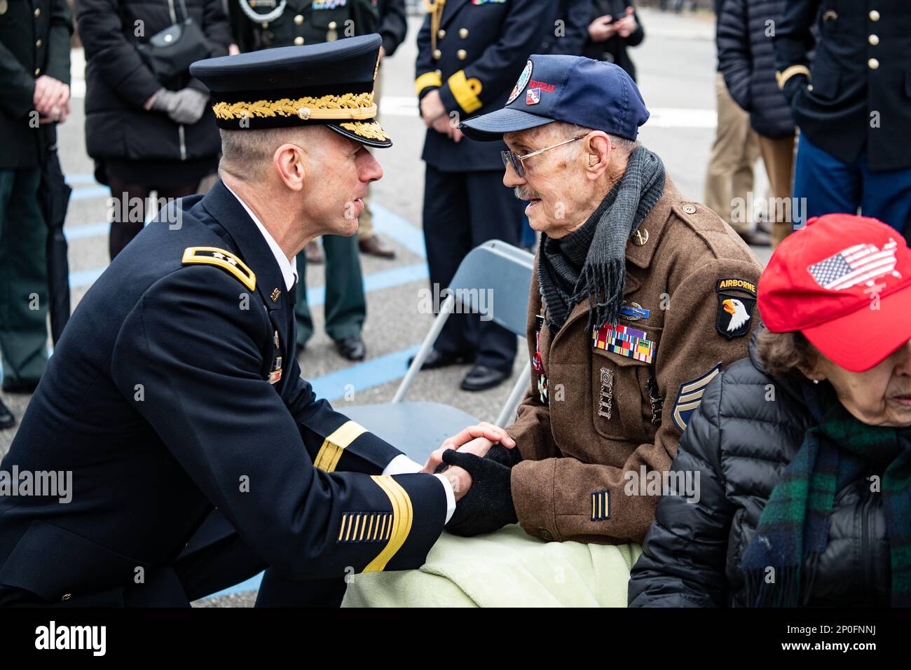Maj. Gen. Allan M. Pepin (left), commanding general, Joint Task Force ...
